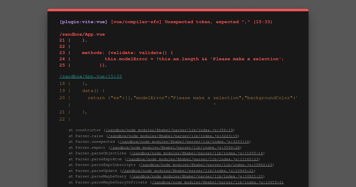 CedarExampleSandbox - Codesandbox