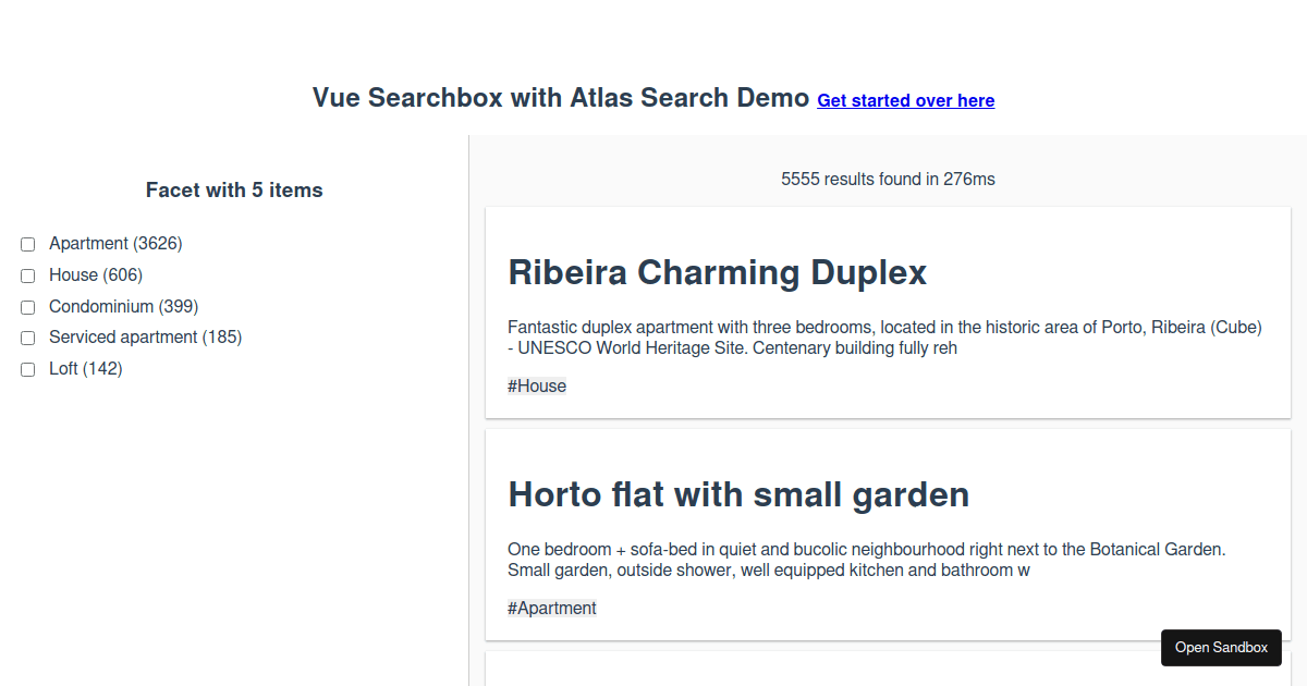 @appbase/vue-searchbox-mongo-facet-filters-example - Codesandbox