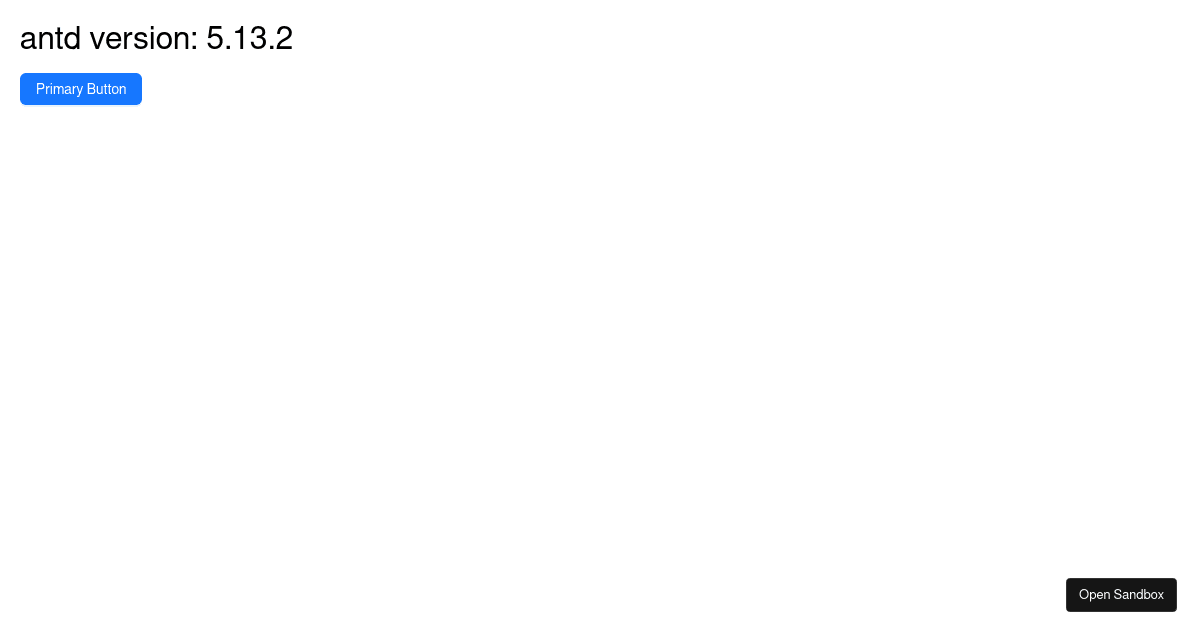 antd reproduction template (forked) - Codesandbox