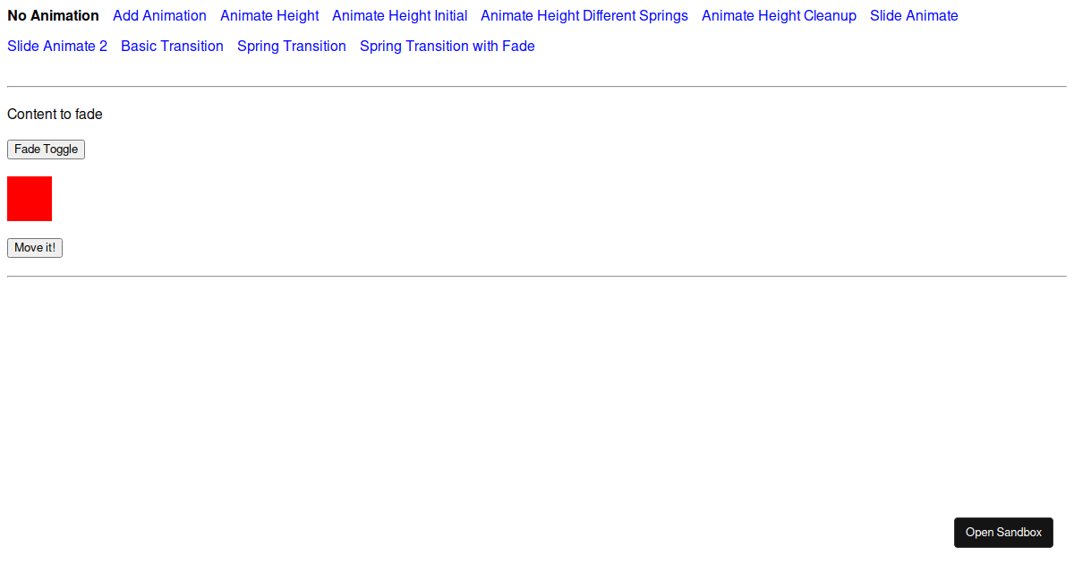 animation-demo - Codesandbox