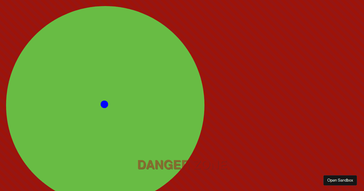 Constrained Circle Drag And Drop Example Codesandbox