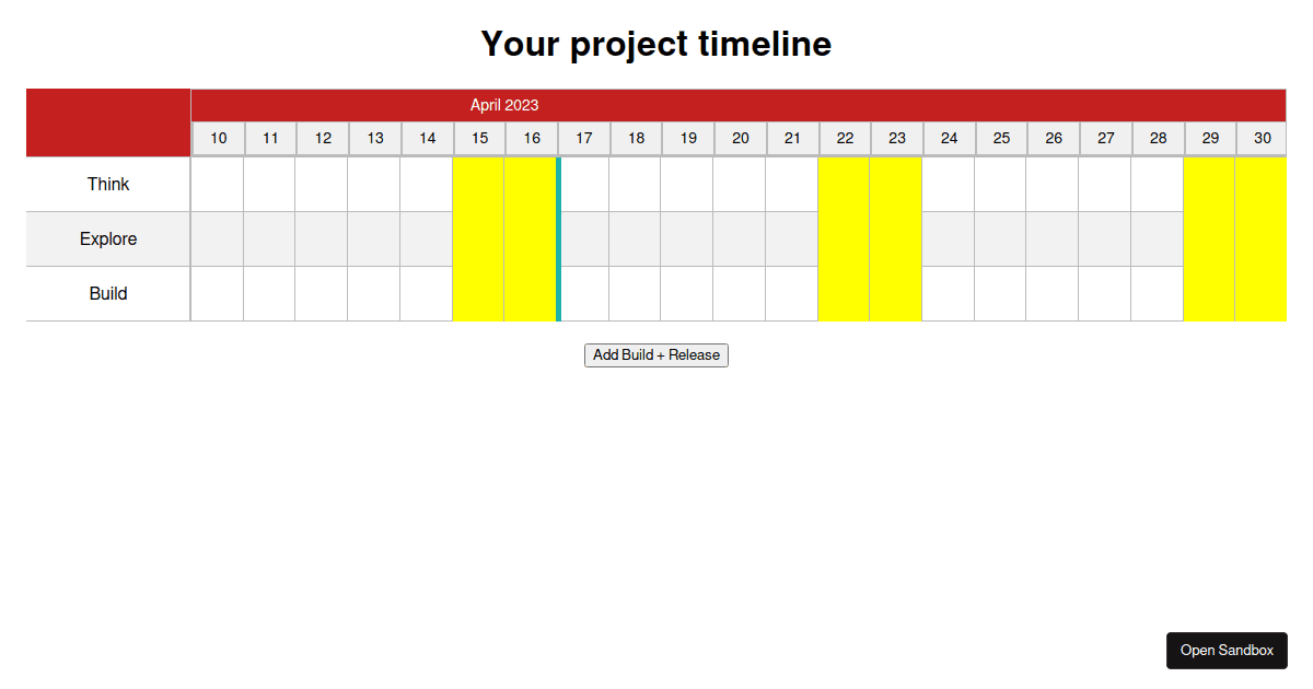 Projects Project - Phase Timeline MVP - User Testing - Codesandbox