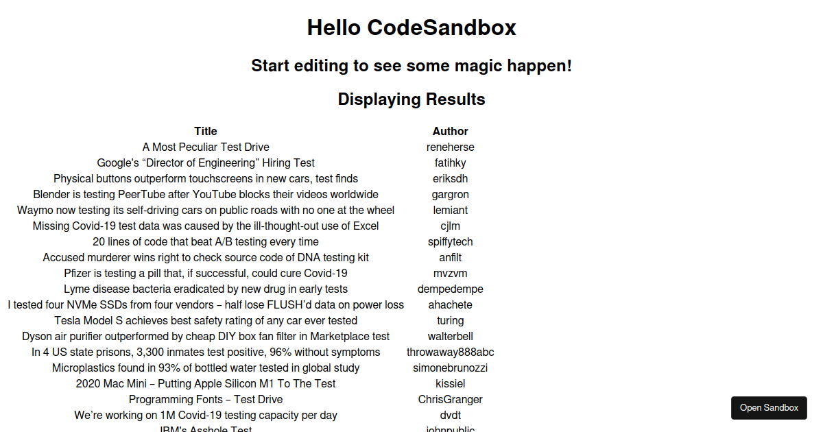 React Map And Table Codesandbox 6092