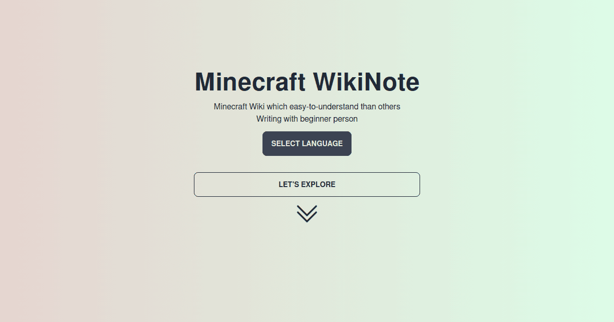 tamagoez/minecraft-wikinote - Codesandbox