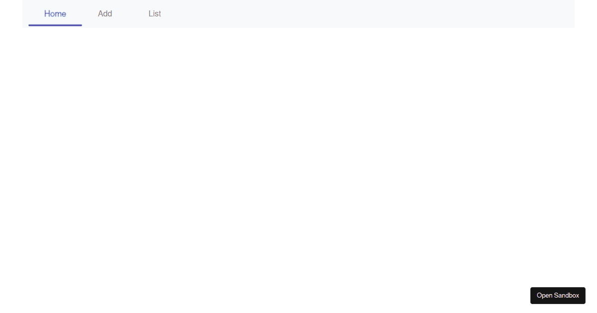 Tabs Reactjs Bootstrapcss Codesandbox 2903