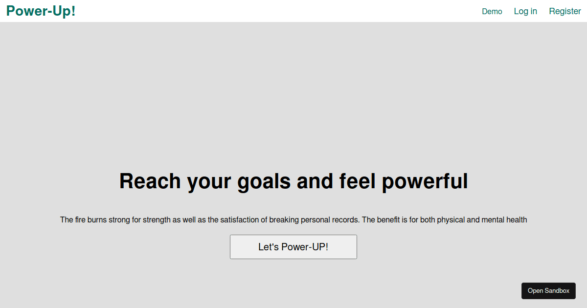 power-up-app - Codesandbox
