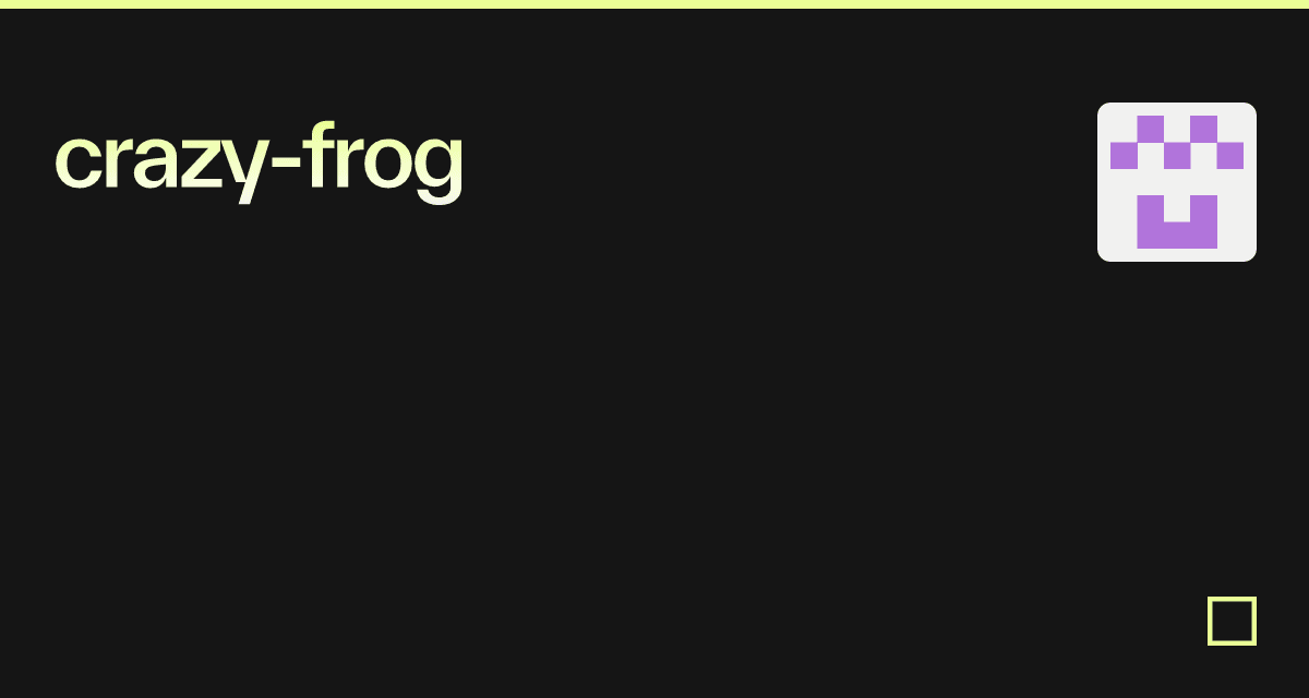 crazy-frog - Codesandbox