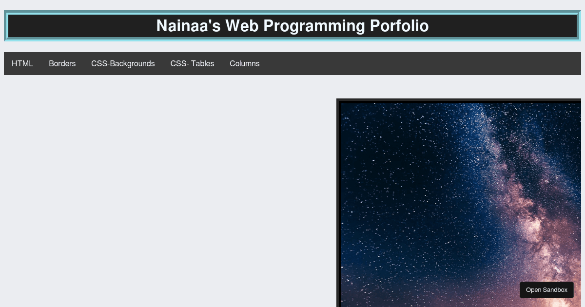 Nainaa Web Programming - Codesandbox