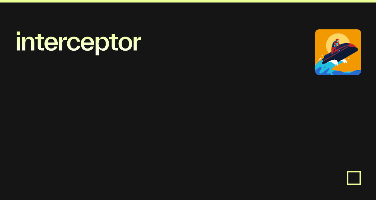 interceptor - Codesandbox
