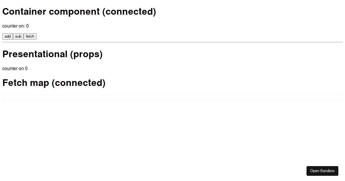 React + Redux + Thunks (forked) - Codesandbox