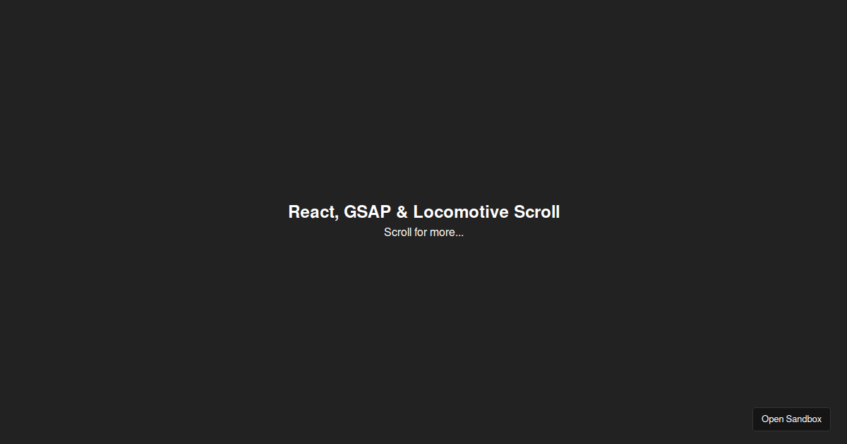 React, GSAP & Locomotive Scroll – Vertical + Horizontal scroll ... React, GSAP & Locomotive Scroll – Vertical + Horizontal scroll ...