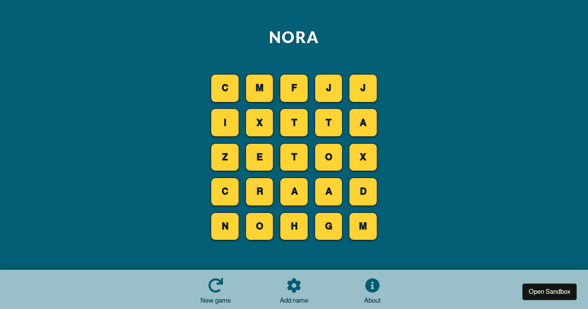 finding-nora - Codesandbox