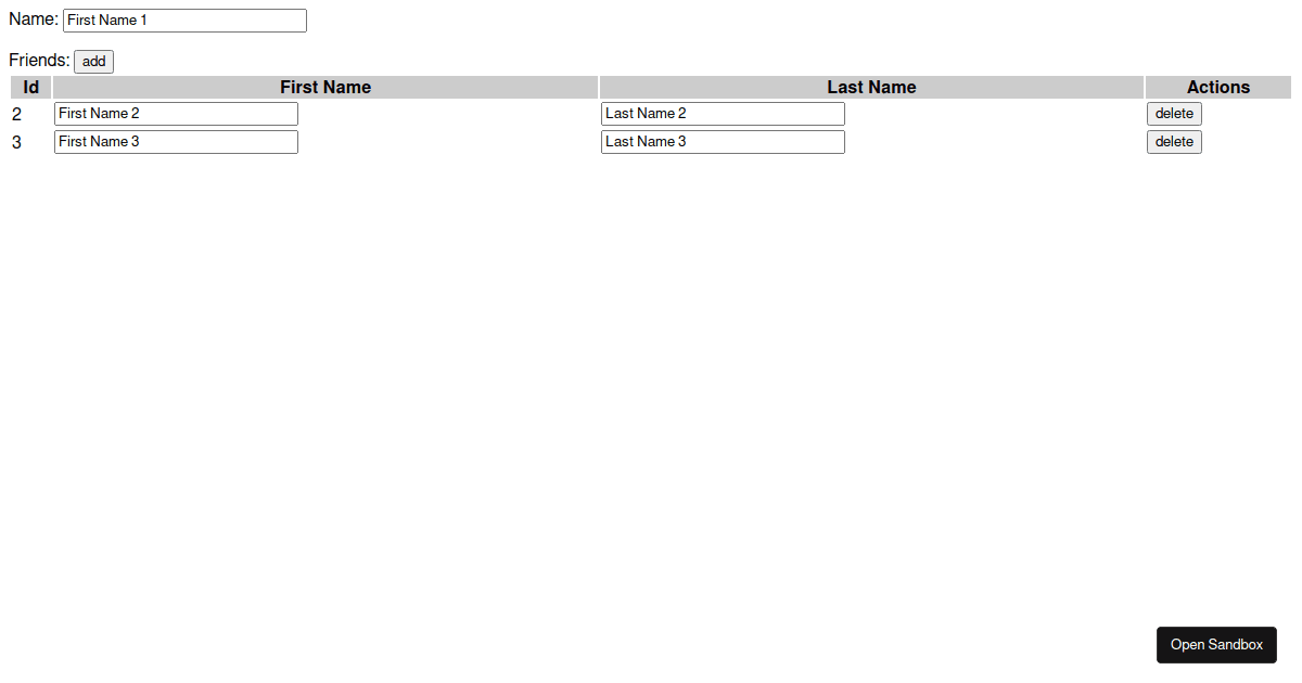 formik + react-table - Codesandbox