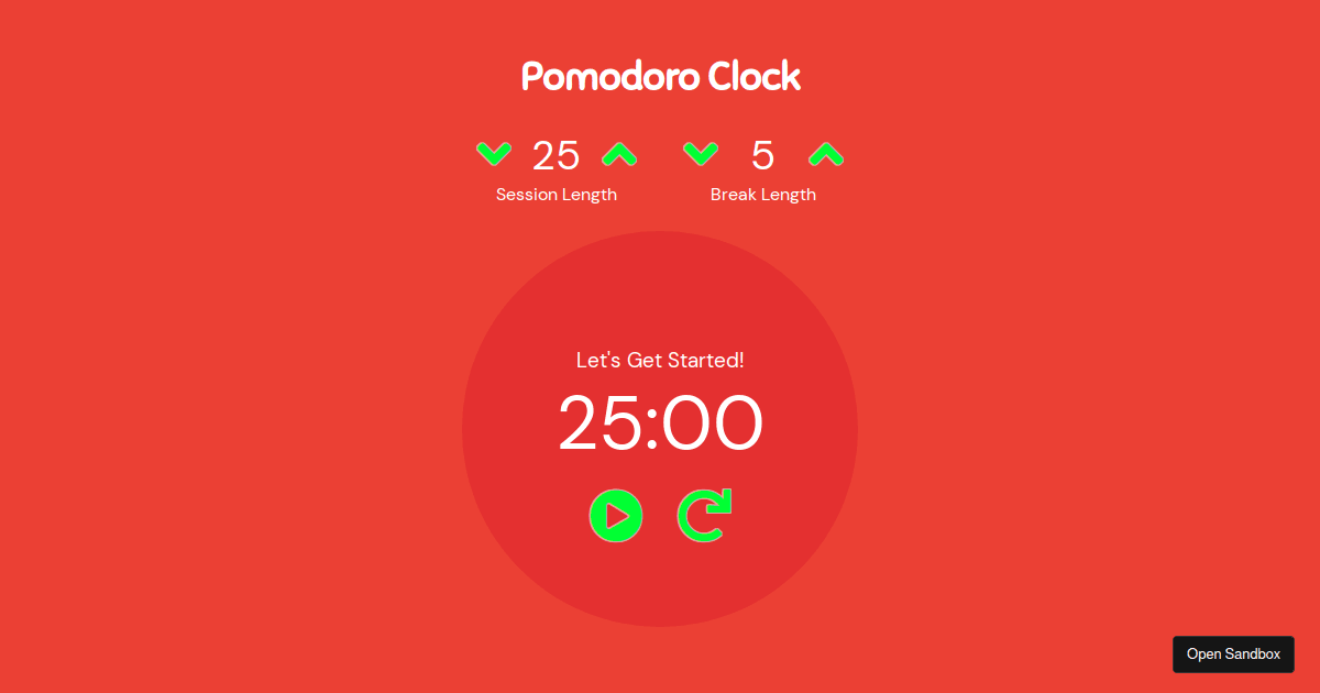 javascript-pomodoro-clock - Codesandbox javascript-pomodoro-clock - Codesandbox