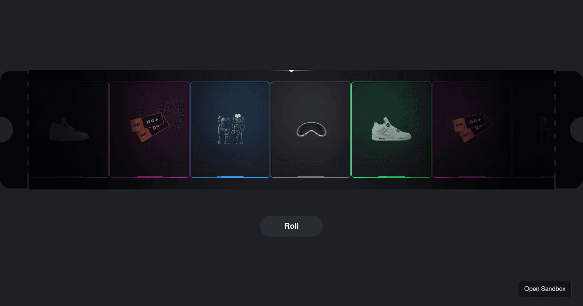 Roulette Backup - Codesandbox