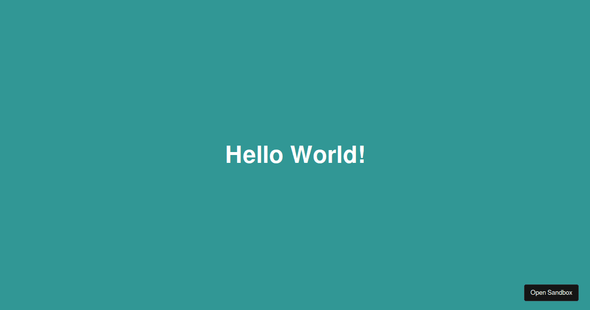 Tailwindcss React Boilerplat Codesandbox