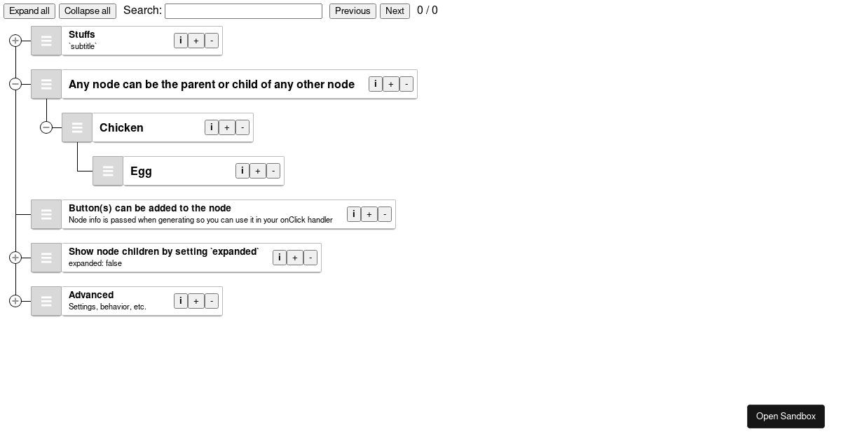 React Sortable Tree Official Sandbox (forked) - Codesandbox