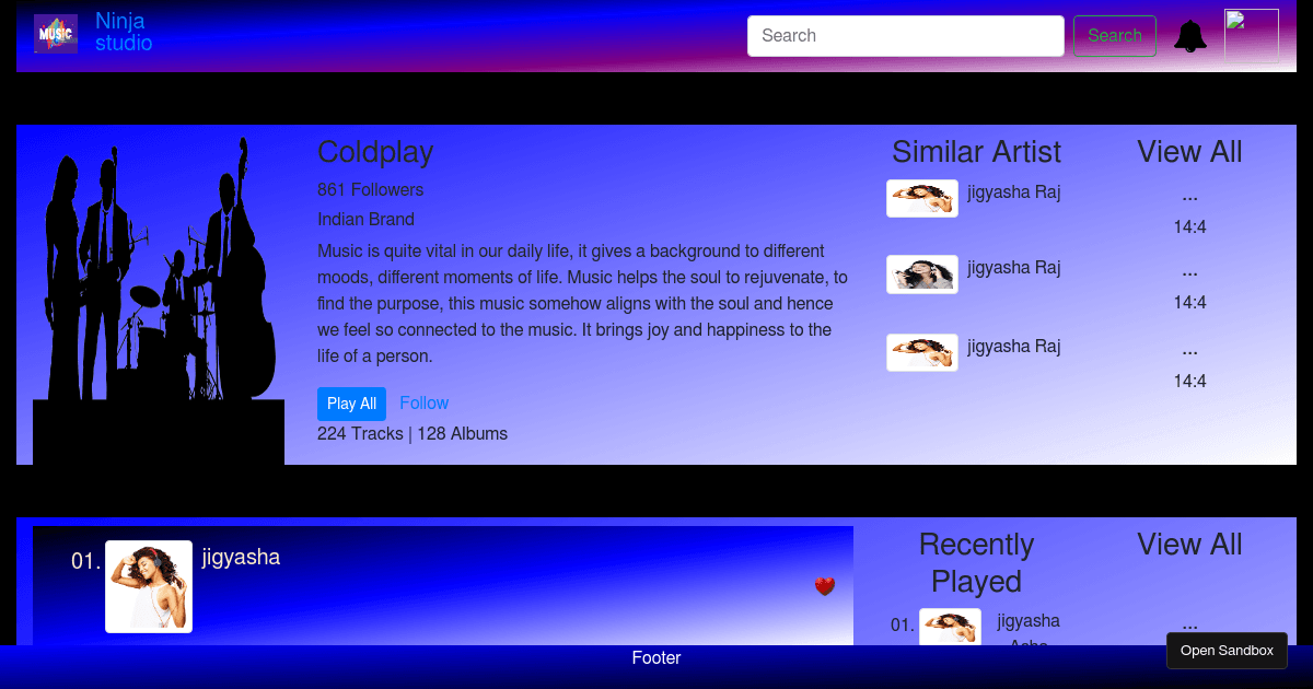music-player-1 (forked) - Codesandbox