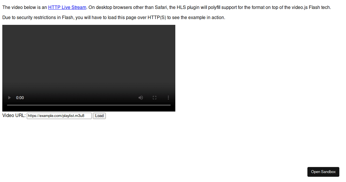 fkei/videojs-hls-demo - Codesandbox
