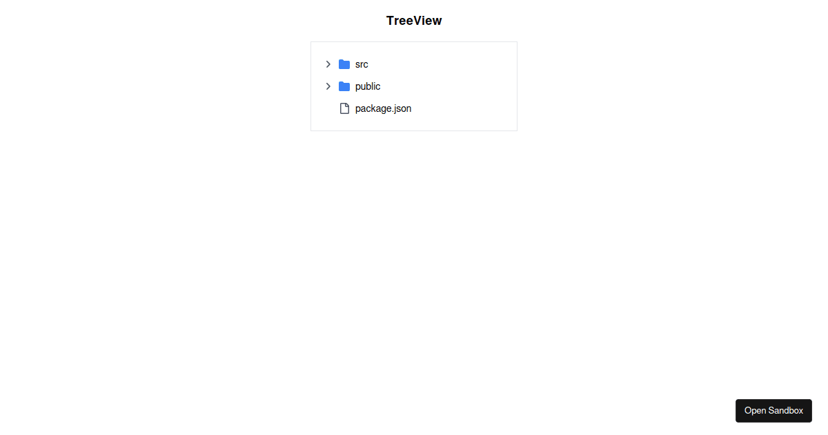 TreeView with arrow key navigation - Codesandbox