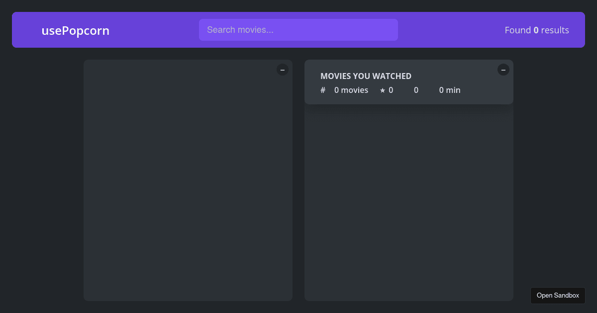 use-popcorn - Codesandbox