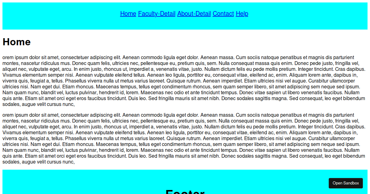 Project1 - Codesandbox