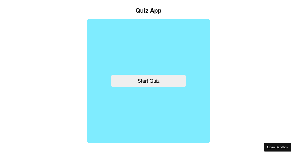 coding-quiz - Codesandbox