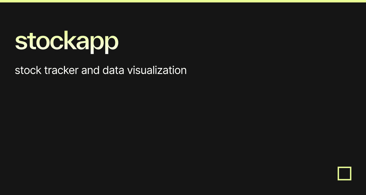 stockapp - Codesandbox