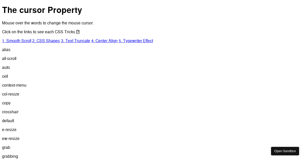 Css Tricks Codedemo Codesandbox