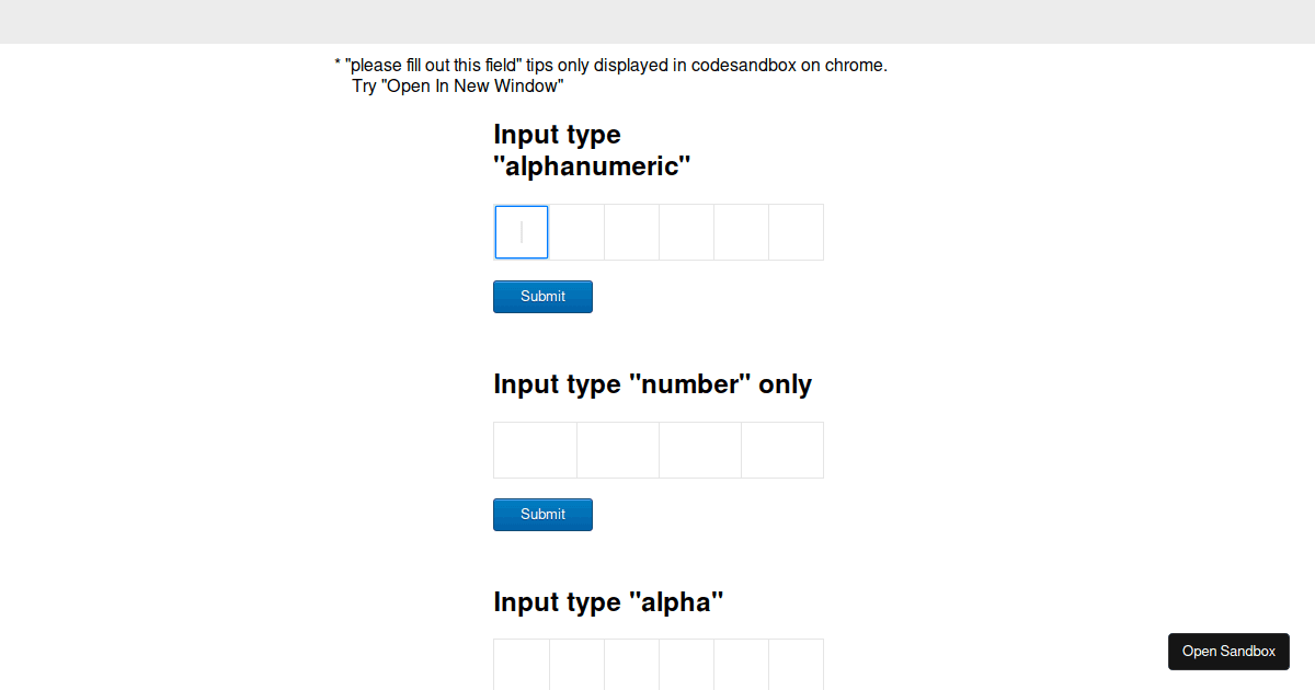 index (forked) - Codesandbox