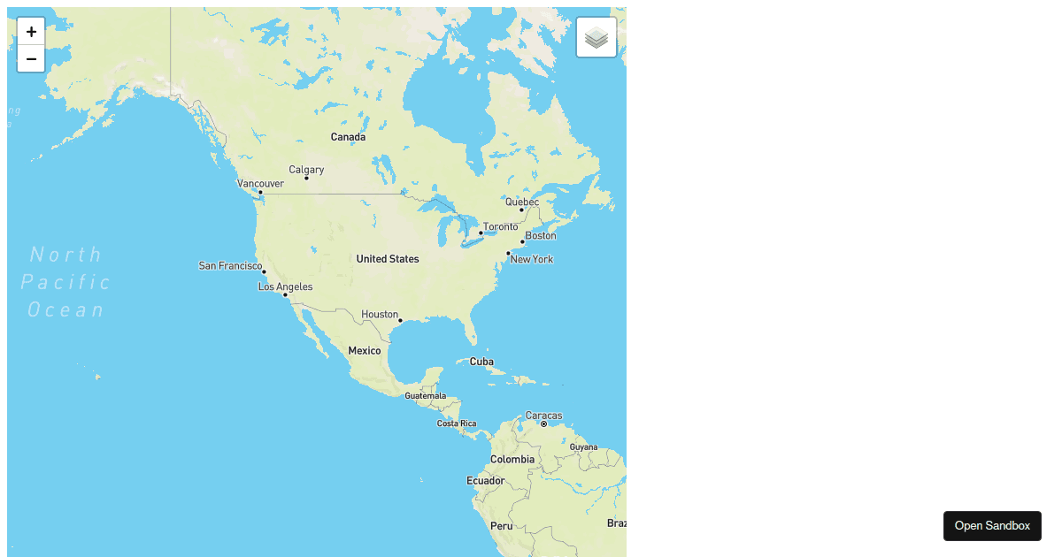 Shapefile not Showing up in Leaflet Map - Codesandbox