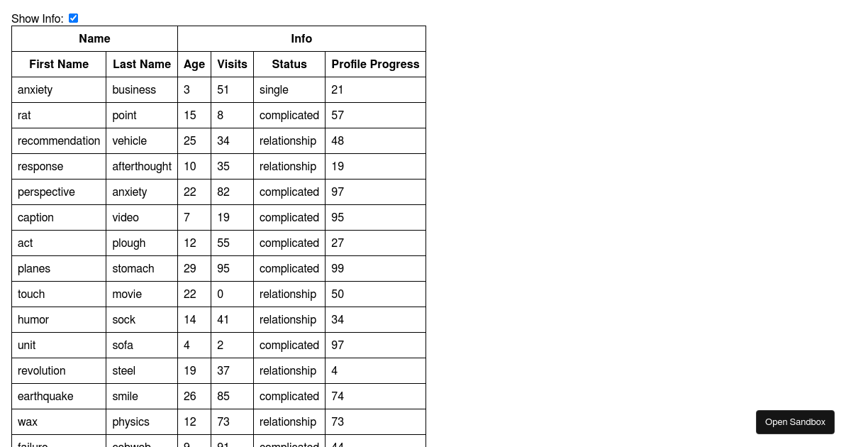 tannerlinsley/react-table: basic - Codesandbox