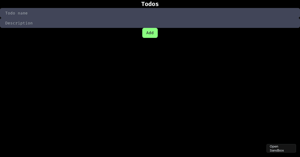 Context Reducer Example Codesandbox