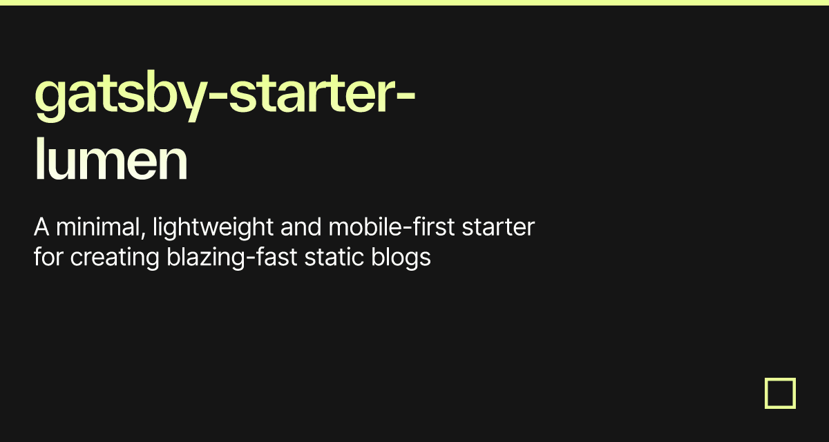 gatsby-starter-lumen - Codesandbox