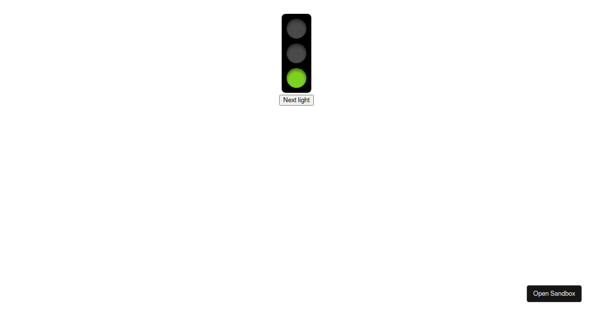 traffic-light-exercise (forked) - Codesandbox traffic-light-exercise (forked) - Codesandbox