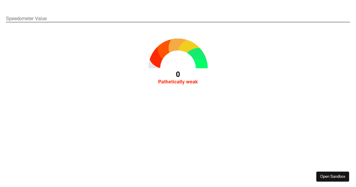 react native speedometer - Codesandbox