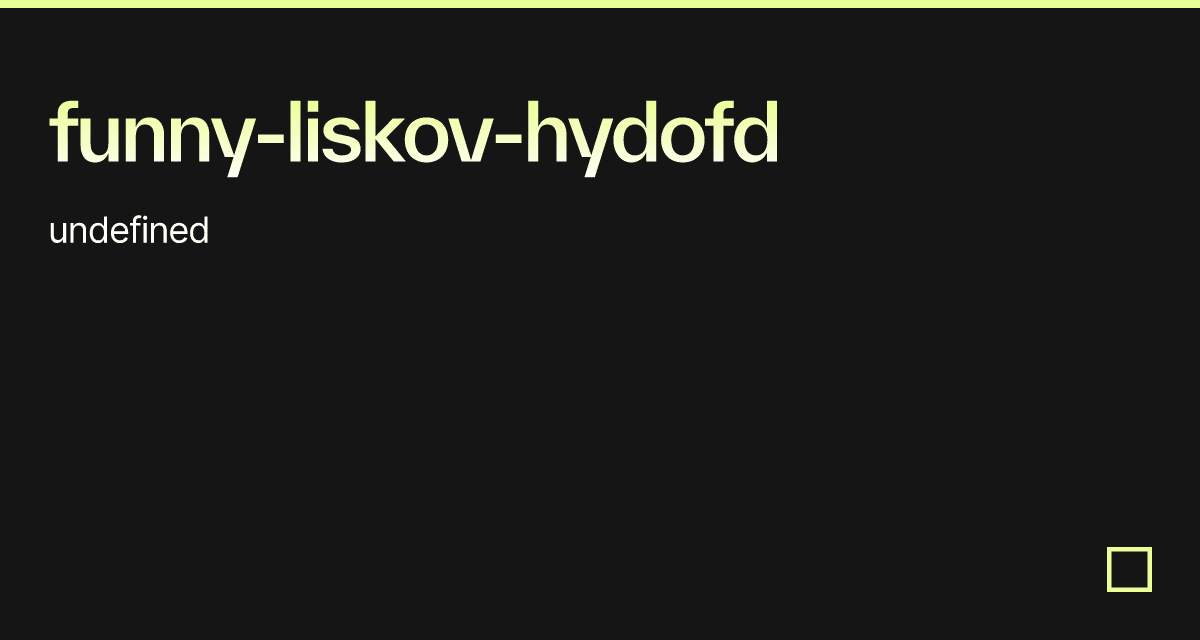 funny-liskov-hydofd - Codesandbox
