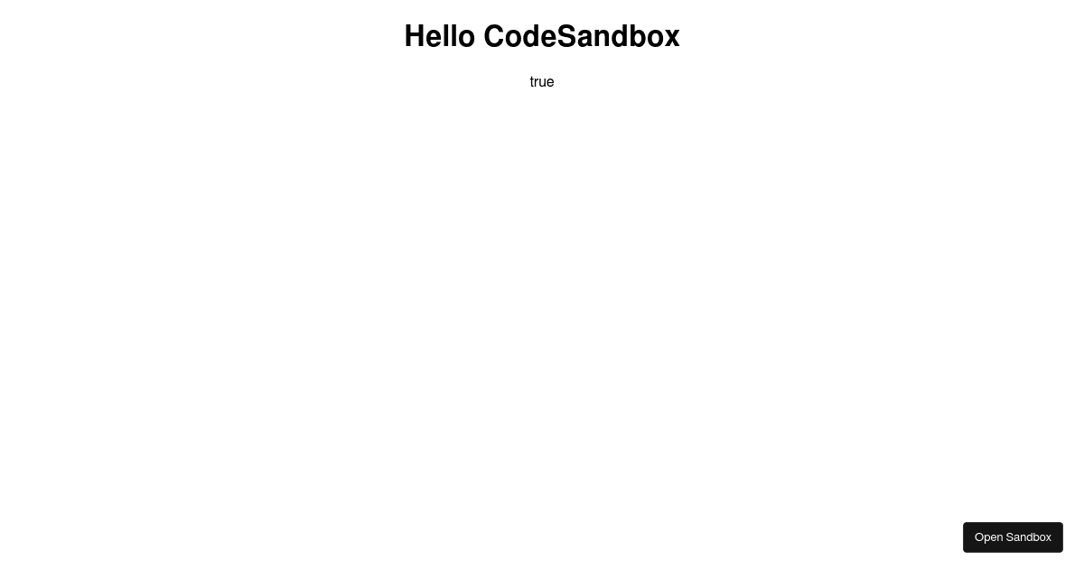 Test React Plugin Eslint Rule Boolean Codesandbox