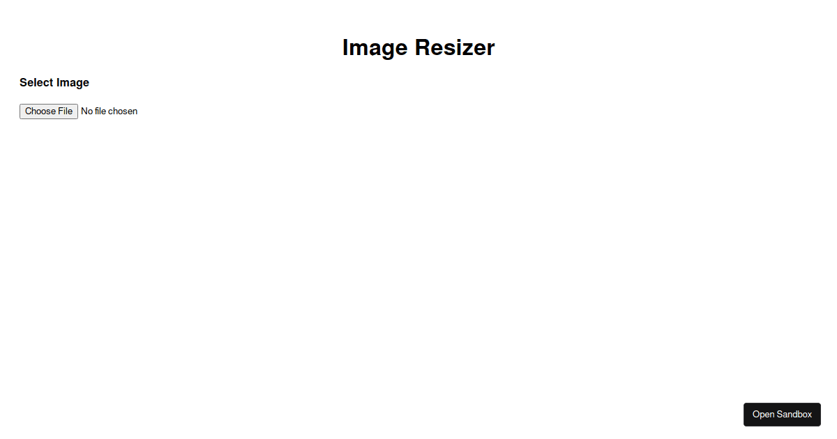 browser-image-resizer - Codesandbox