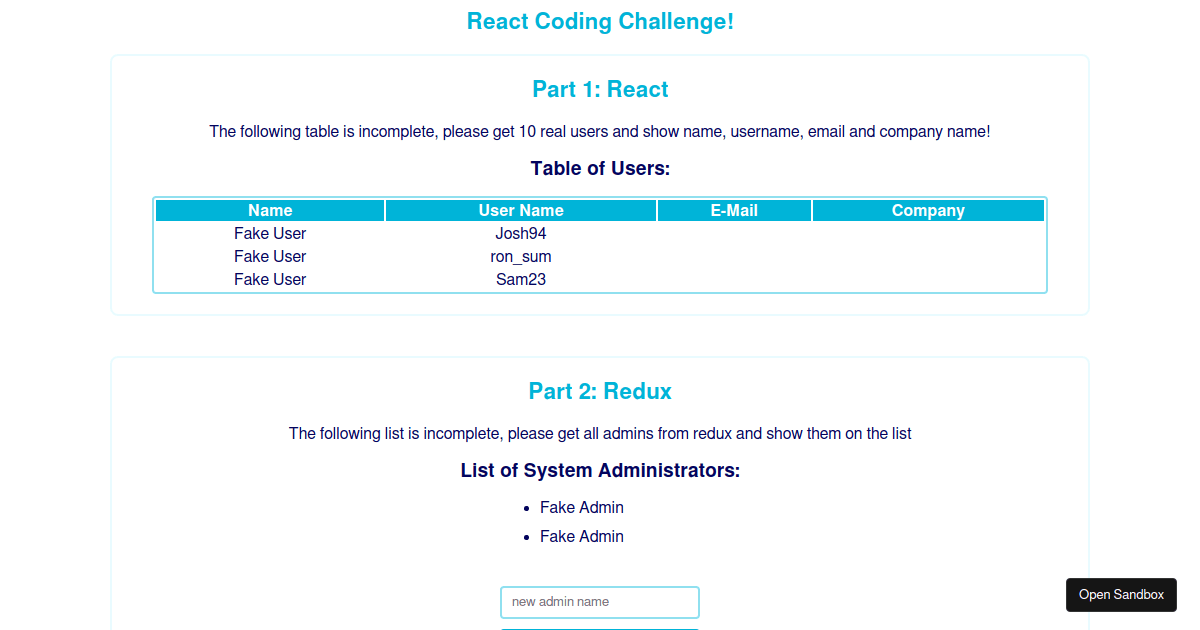 React-Coding-Challenge-NRI-Empty (forked) - Codesandbox React-Coding-Challenge-NRI-Empty (forked) - Codesandbox