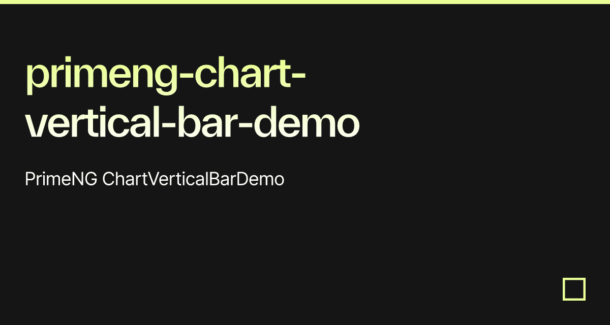 primeng-chart-vertical-bar-demo - Codesandbox