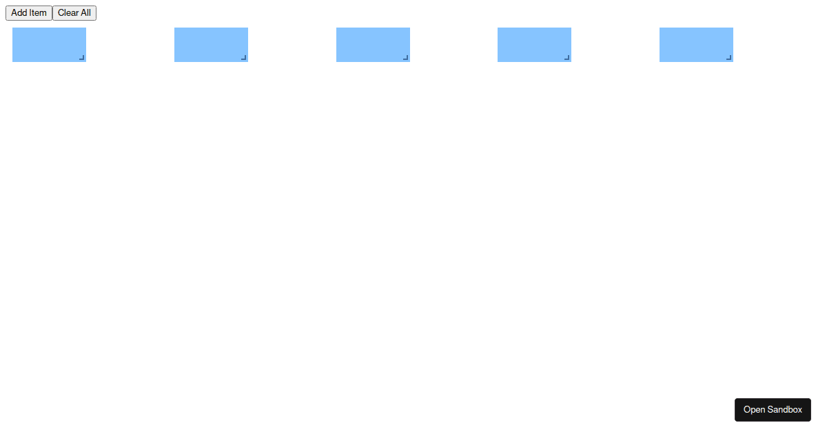 react-grid-layout (forked) - Codesandbox