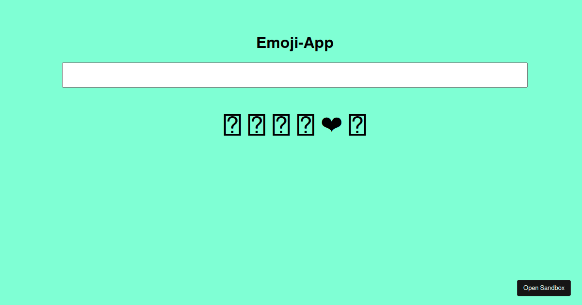 emoji-dictionary - Codesandbox