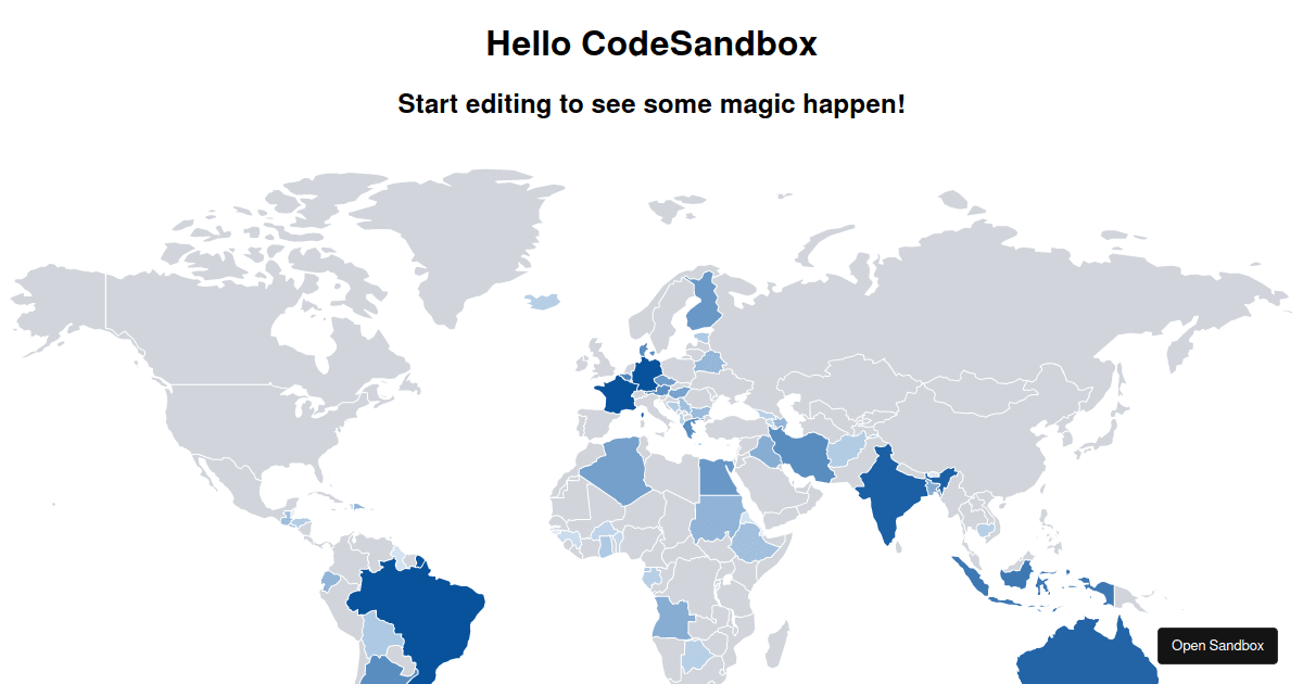 map component (forked) - Codesandbox