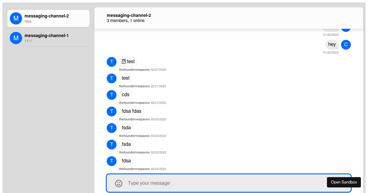 Stream React Template (forked) - Codesandbox