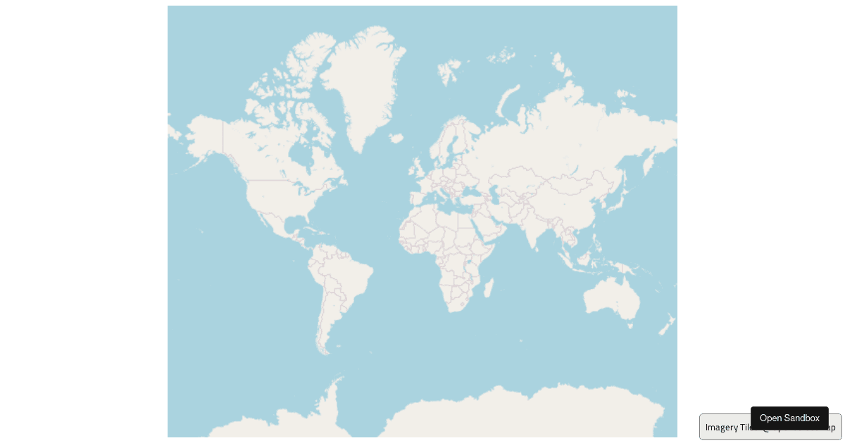 react-geographic-map-display-imagery-osm - Codesandbox