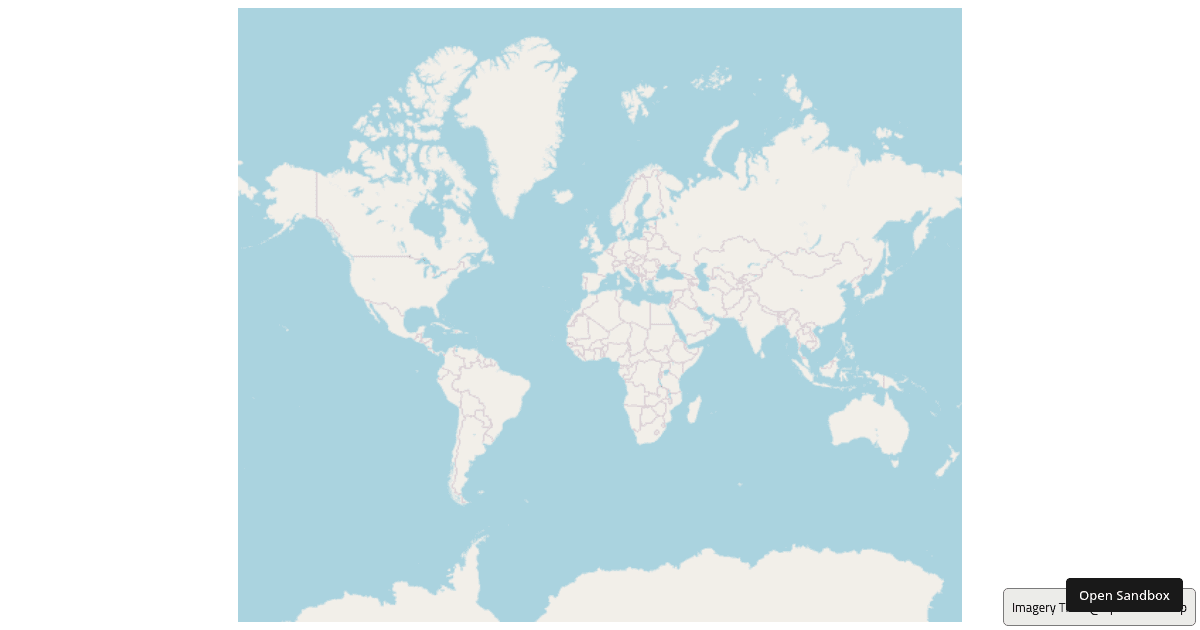 react-geographic-map-display-imagery-osm - Codesandbox
