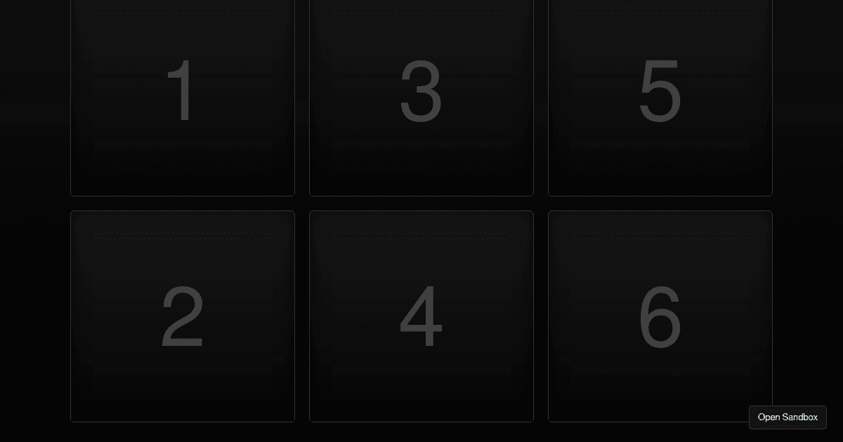 grid 2 rows - Codesandbox