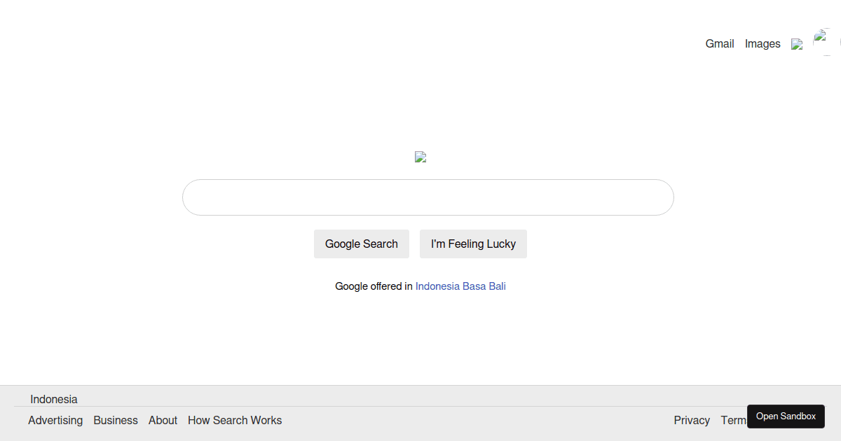 googlesearcherick - Codesandbox