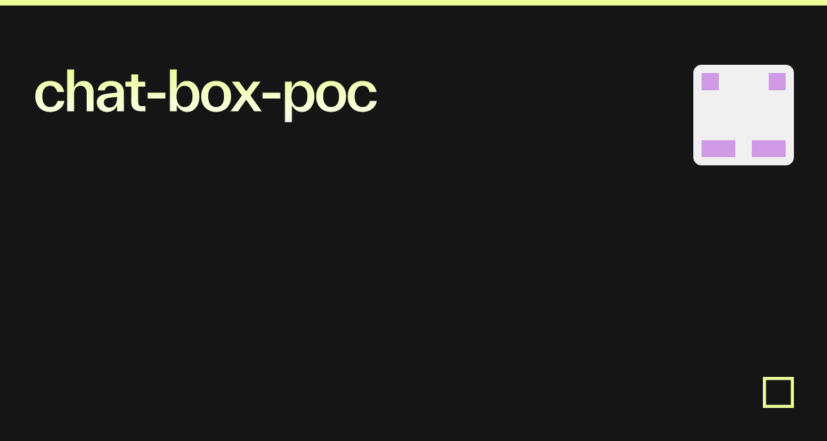 chat-box-poc - Codesandbox